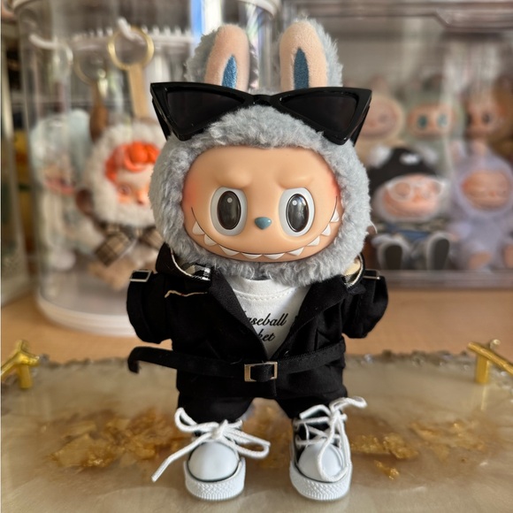 Toys | New Labubu Clothes Blu Berry Jacket Black | Poshmark